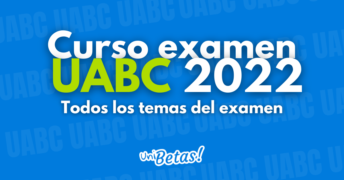 Curso examen UABC Online / Clases, tareas y clases en vivo.