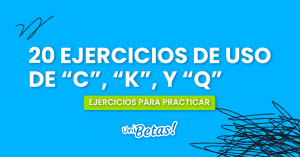 20 Ejercicios de uso de “c”, “k” y “q” resueltos para practicar