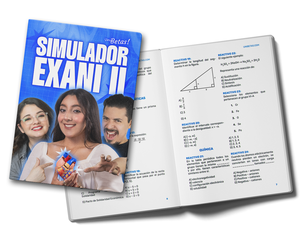 Examen Simulador Exani II 40 reactivos