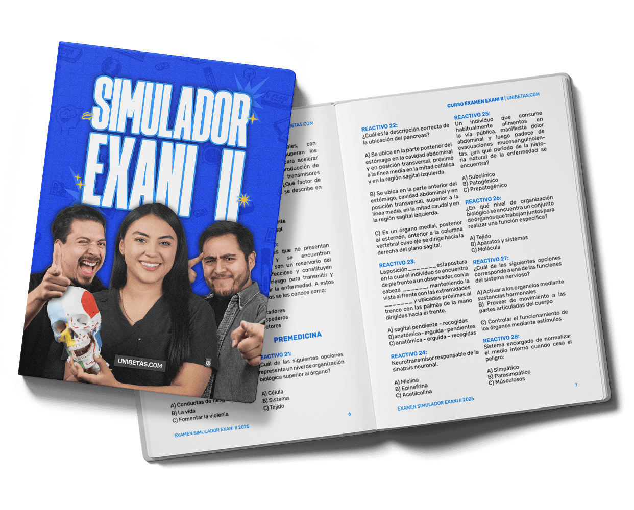 Examen Simulador EXANI II: 40 Reactivos Clave para Practicar