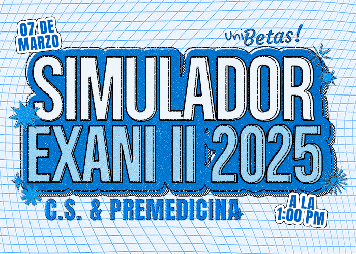 Examen Simulador Exani II 2025 - 7 de marzo