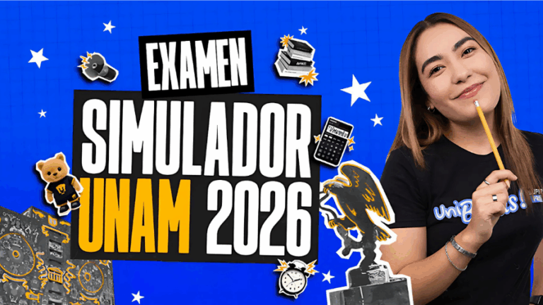 Examen simulador UNAM 2026: Nivel examen de admisión